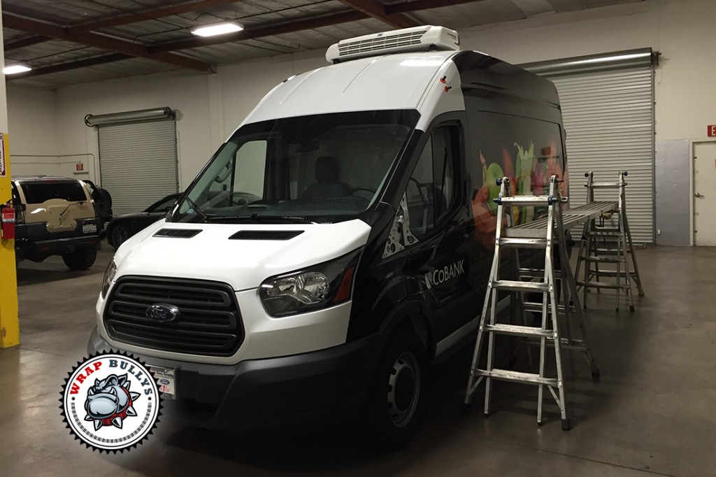 Wrap Bullys | LA Kitchen Ford Transit Fleet Van Wrap – Gardena