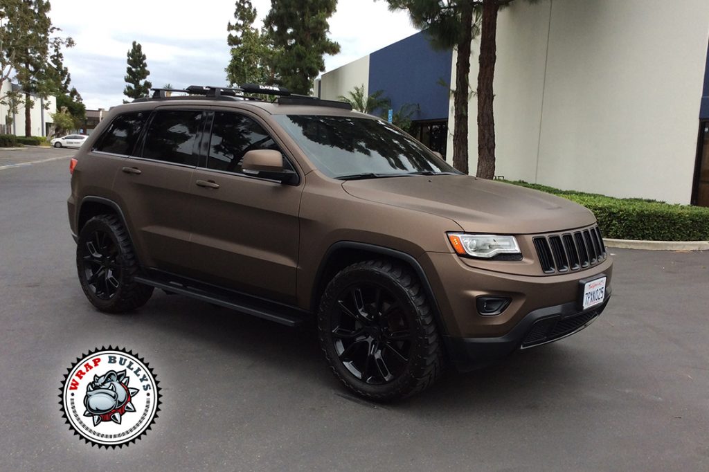 Jeep Grand Cherokee 3M Matte Brown Metallic Wrap – Gardena | Wrap Bullys