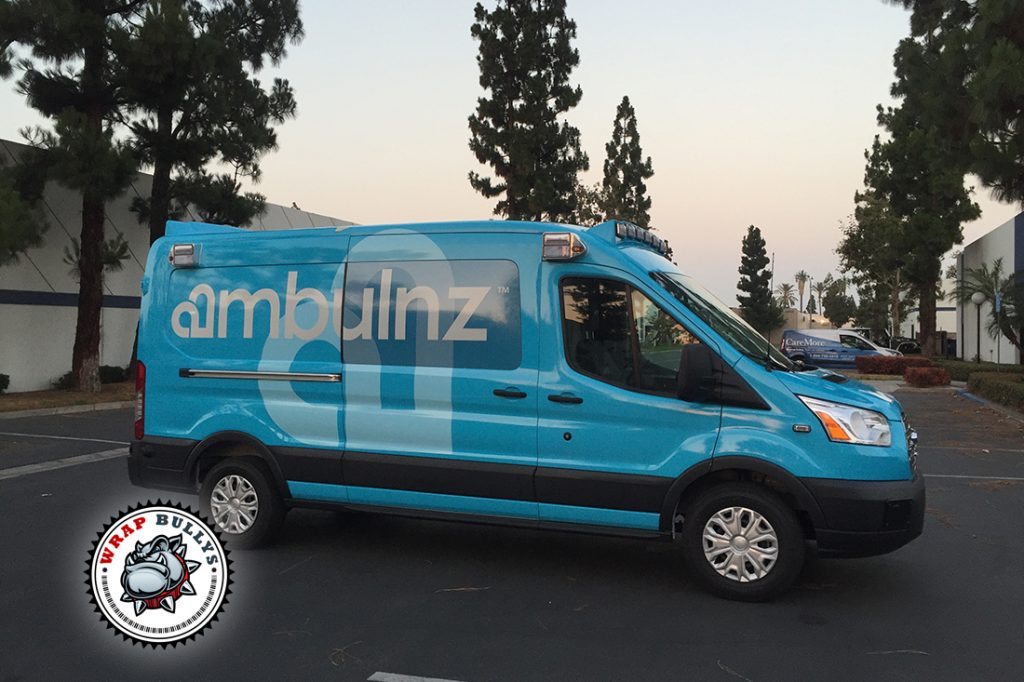 Ambulnz Ford Transit Fleet Van Wrap – Gardena | Wrap Bullys