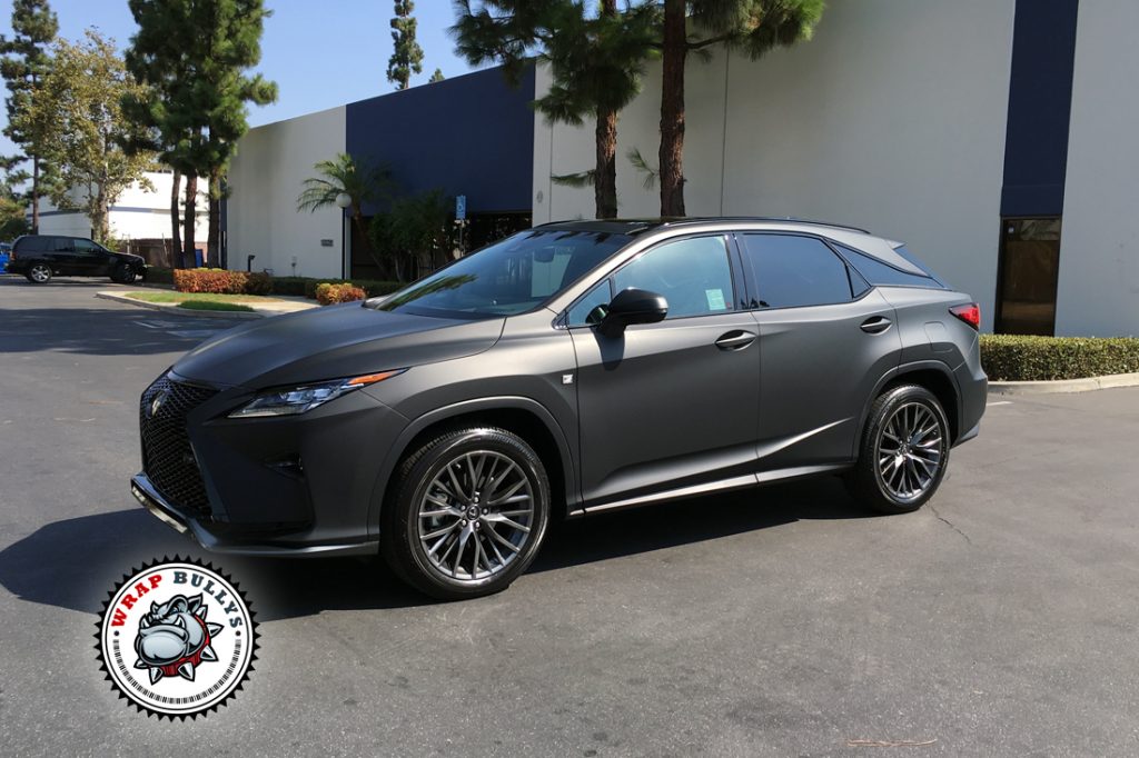 Lexus RX 3M Matte Black Wrap – Gardena | Wrap Bullys