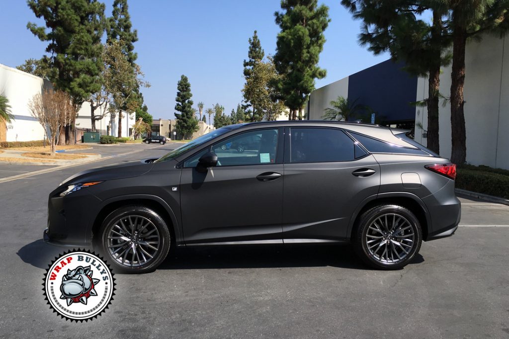 Lexus RX 3M Matte Black Wrap – Gardena | Wrap Bullys
