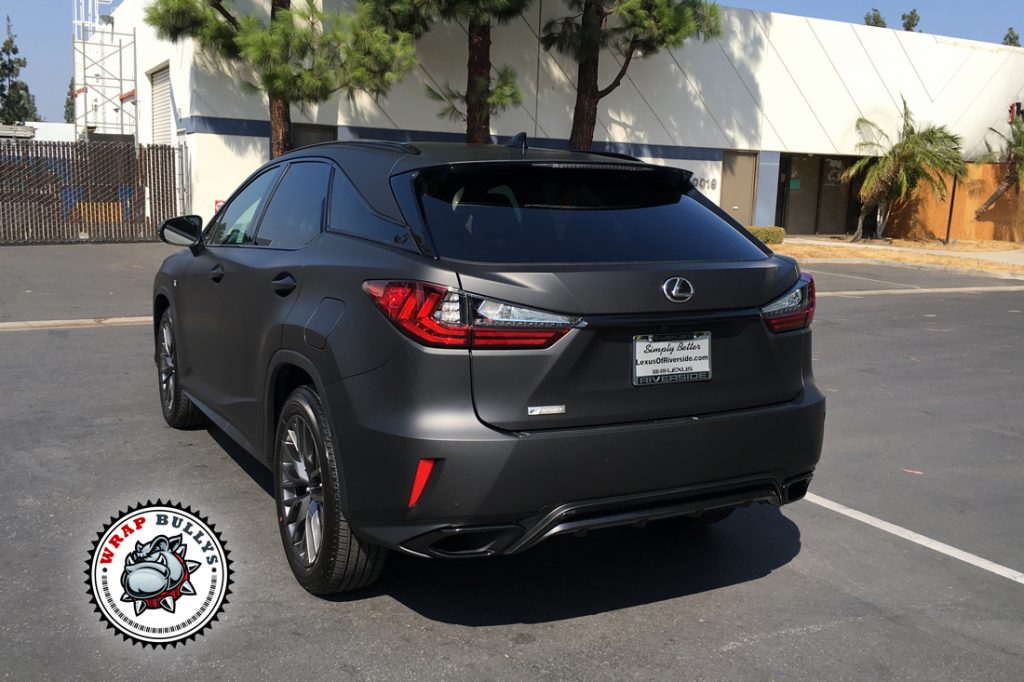 Lexus RX 3M Matte Black Wrap – Gardena | Wrap Bullys