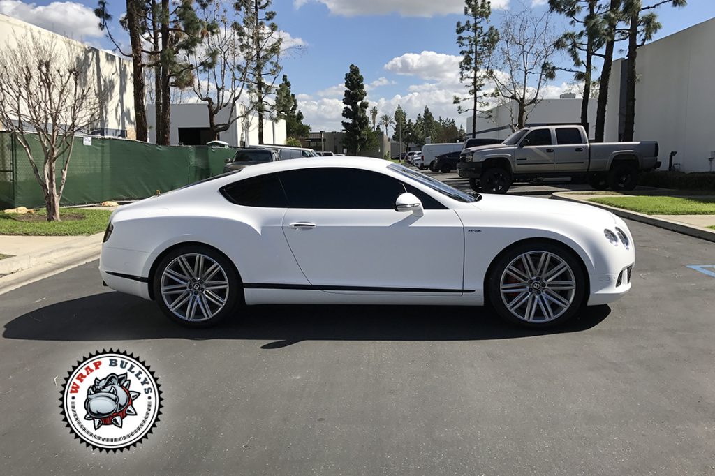 Wrap Bullys | Bentley GT 3M Satin White Wrap – Gardena