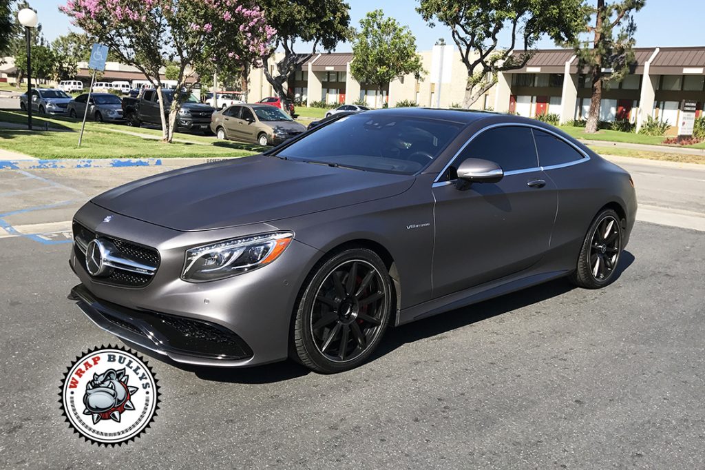 Wrap Bullys | Mercedes-Benz S63 AMG 3M Matte Dark Gray Wrap – Gardena