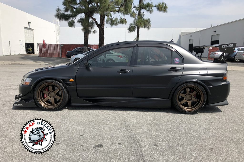 Mitsubishi Evo Bape Camo Wrap – Gardena | Wrap Bullys
