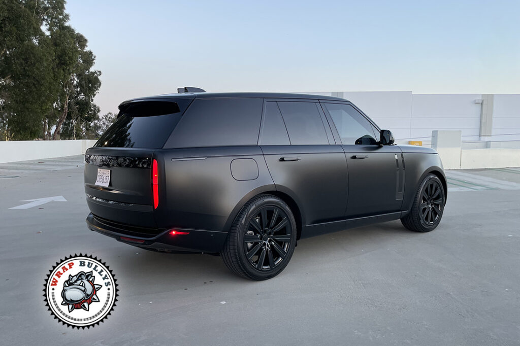 Wrap Bullys | 2025 Range Rover 3M Satin Black Wrap – Gardena