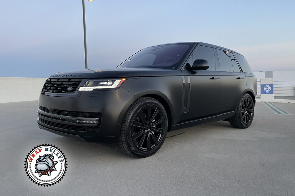 2025 Range Rover 3M Satin Black Wrap – Gardena | Wrap Bullys