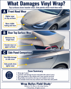 Wrap Bullys | What Damages a Vinyl Wrap?